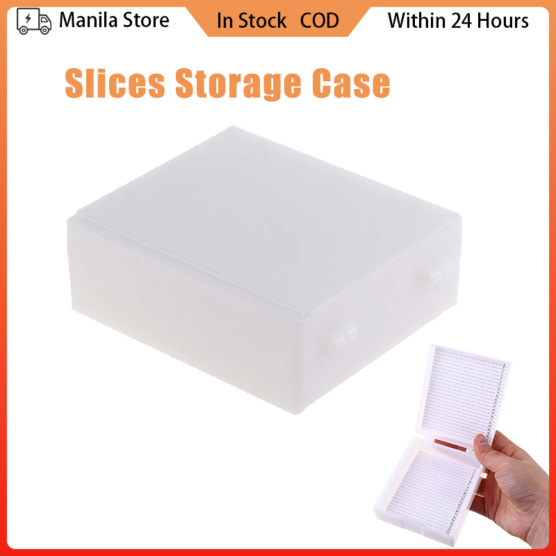 Biological Microscope Glass Slide Storage Box Lab Bio Slices Storage ...