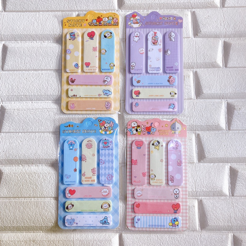 Thegiftfairy Sanrio/BTS & Unicorn Design Sticky Notes Set Note Pads for ...