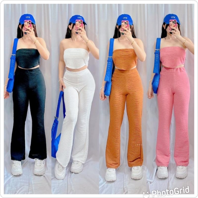 Kailah Tube Top & Pants | Shopee Philippines