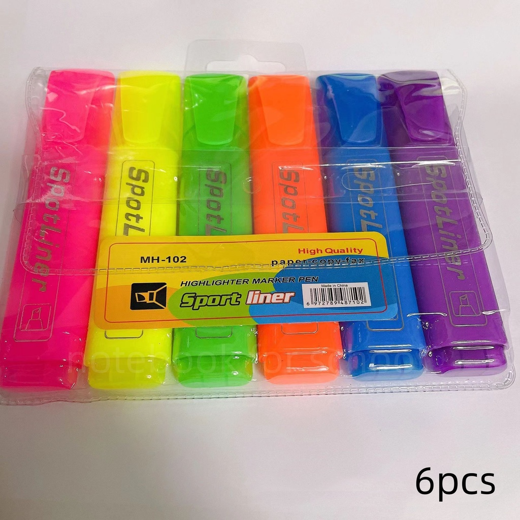Color highlighter pen Set Candy-colored school office supplies ...