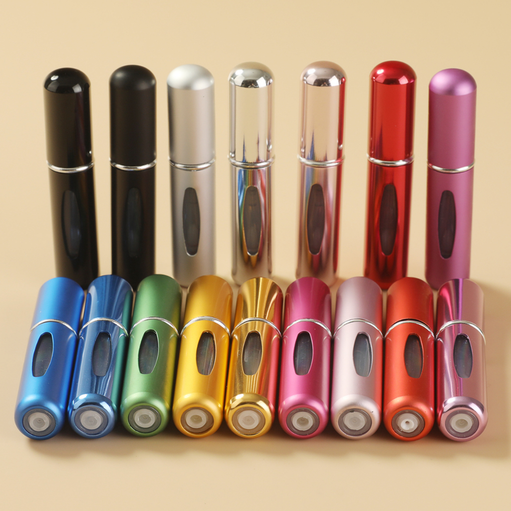5ml Portable Mini Refillable Perfume Bottle Spray Scent Pump Empty ...