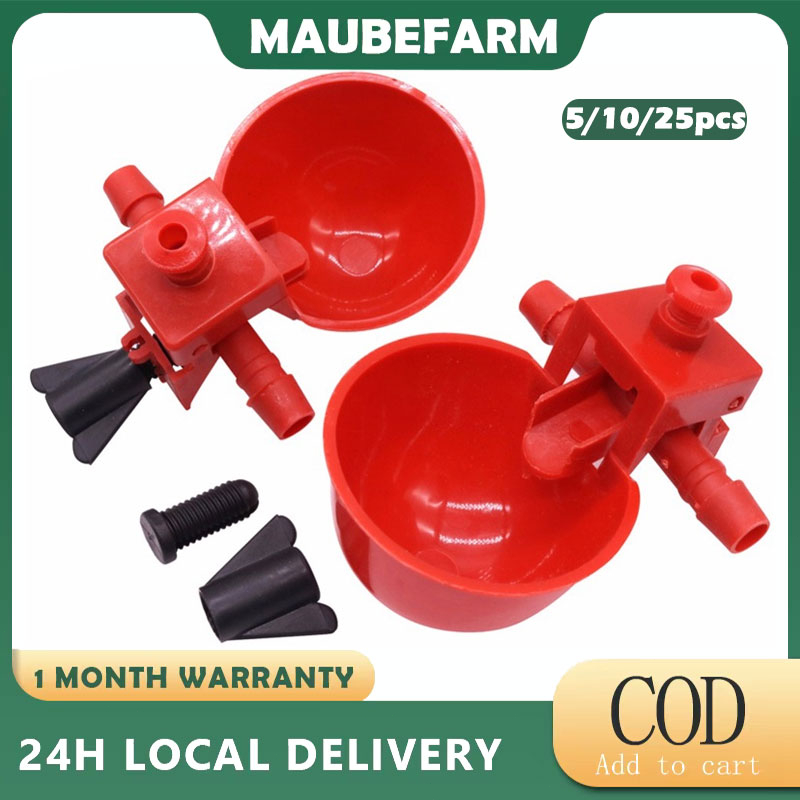 5/10/25Pcs Automatic chicken drinker for Duck goose quail | Shopee ...