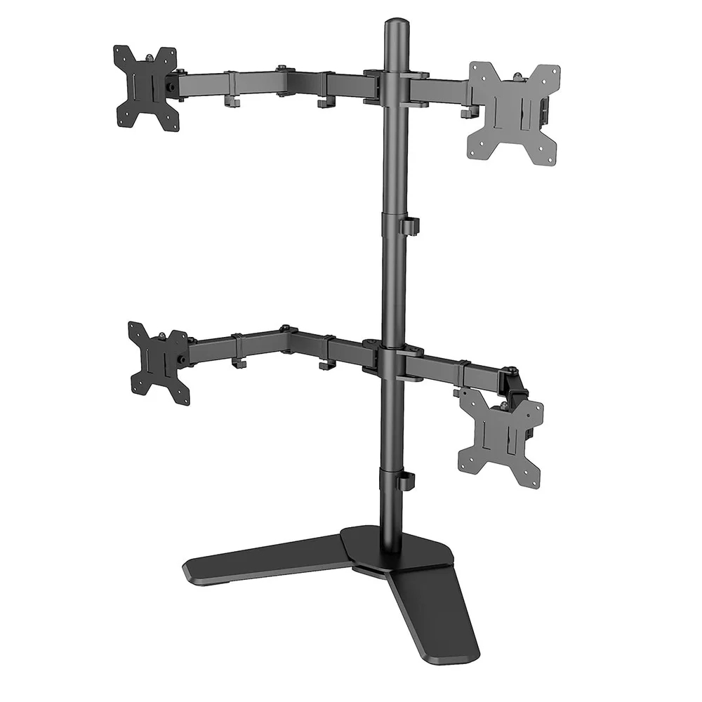 Generic M044 Quad 4 LCD LED TV Monitor Mount Stand 27"(NO BRAND ...
