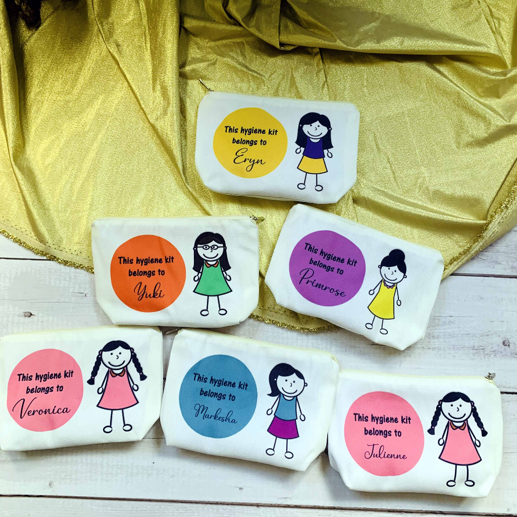 PERSONALIZED Hygiene Kit / Multi-Purpose Pouch | Shopee Philippines