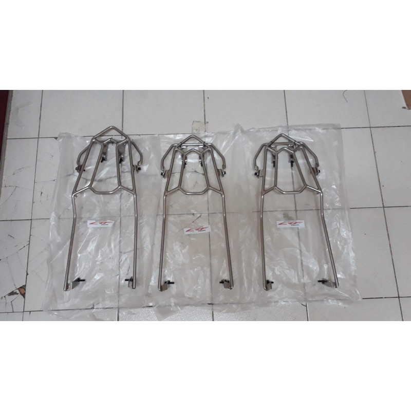 PURE STAINLESS REAR RACK CRF150L UP TO 50kg Capacity Heavy Duty ...