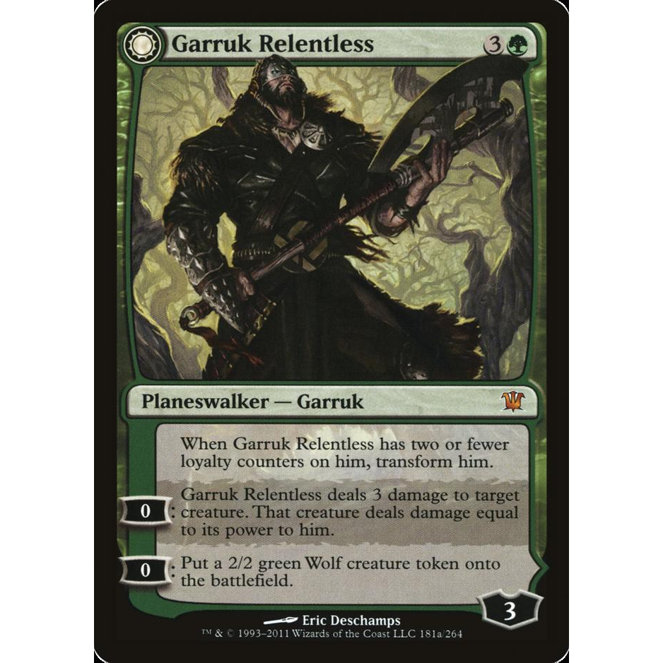 Magic the Gathering | Garruk Relentless | Shopee Philippines