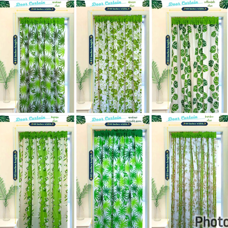 Door Curtains Mahaba (85 inches length) Swipe For More Design | Shopee ...