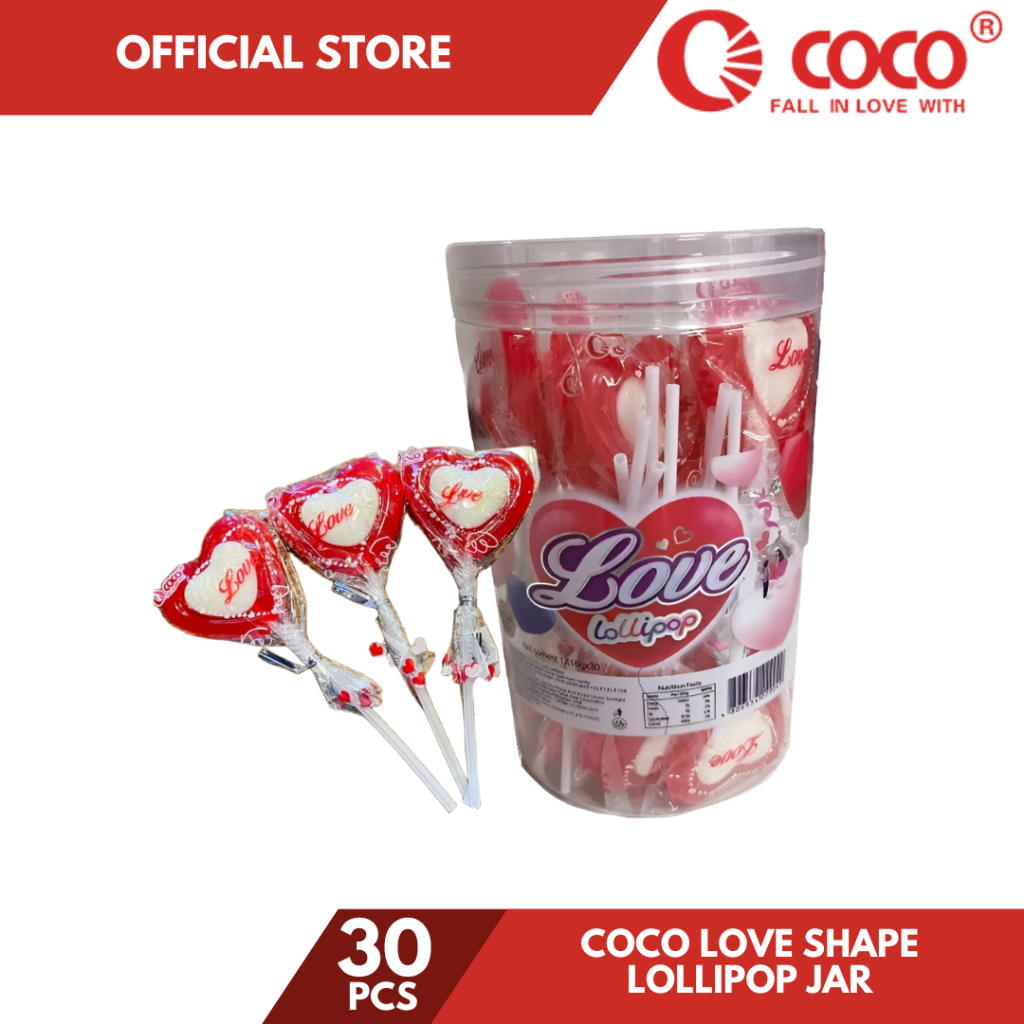 Coco Love Shape Lollipop Jar | Shopee Philippines