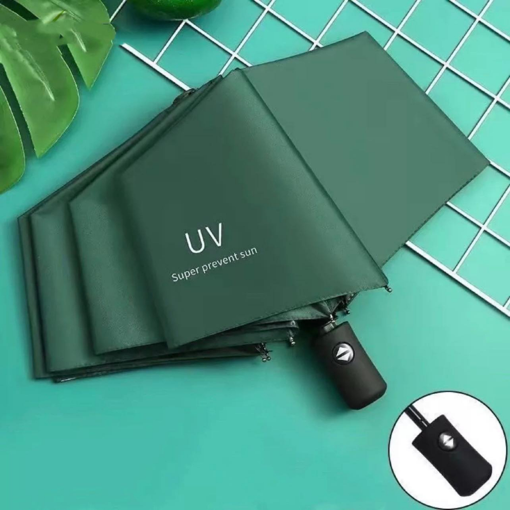 Automatic Sunny Umbrella Anti-ultraviolet Folding Umbrella UV design Umbrella UV Sun Protect ...