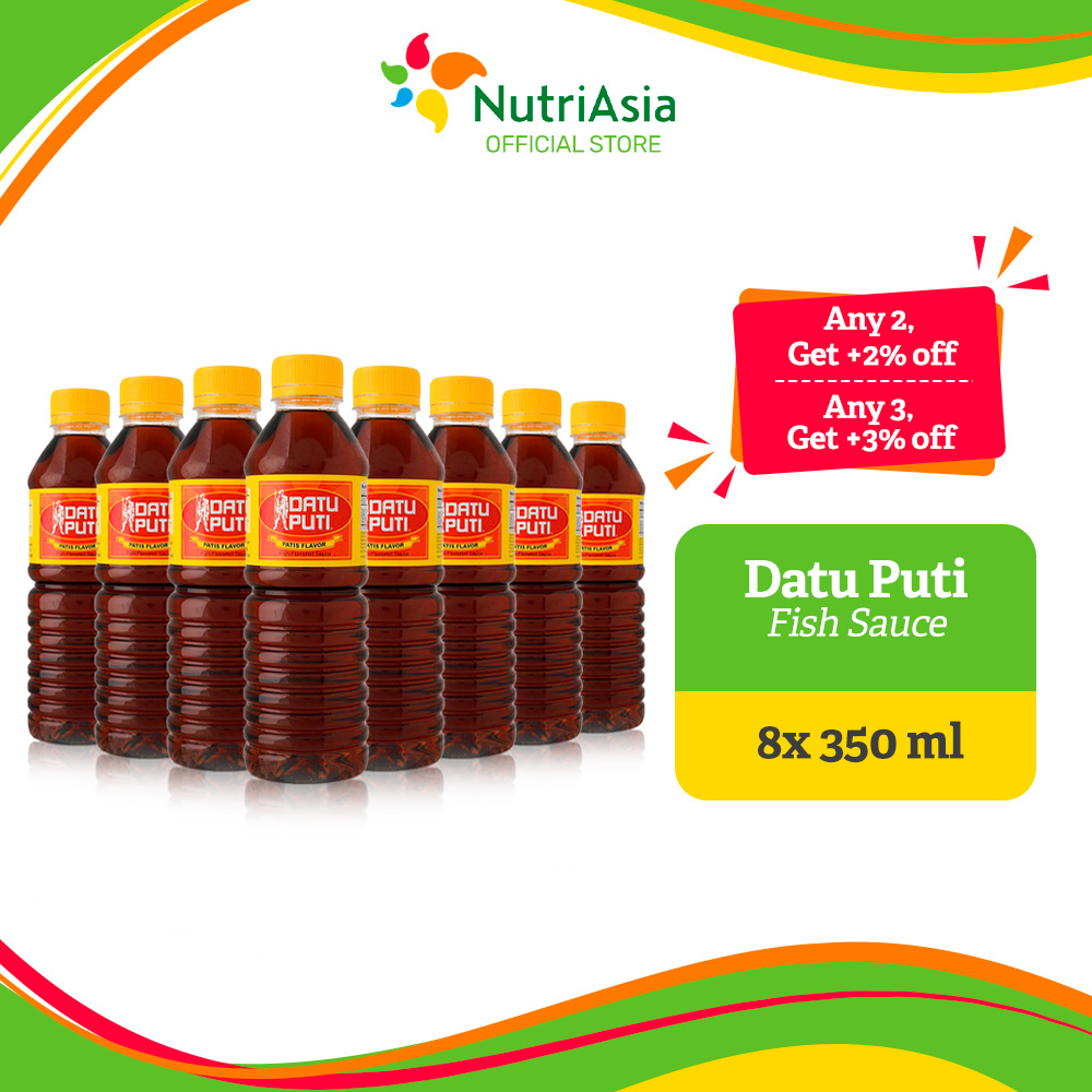 Datu Puti Fish Sauce 350 ml Bundle of 8 | Shopee Philippines