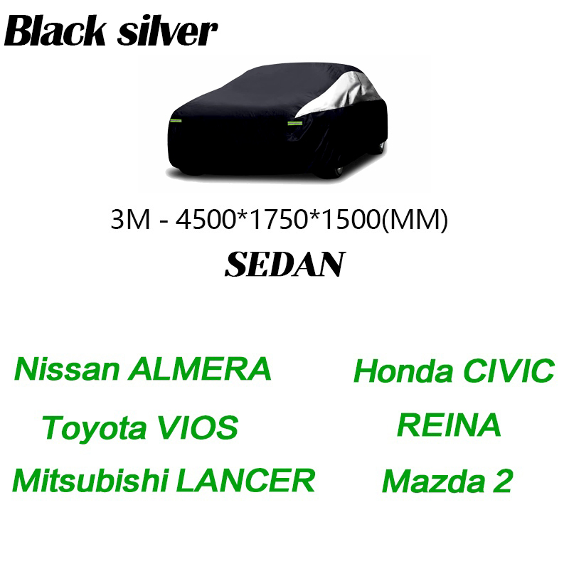 2023 New Car Cover Waterproof PVC Cotton 3 Layer Protection Prevent ...