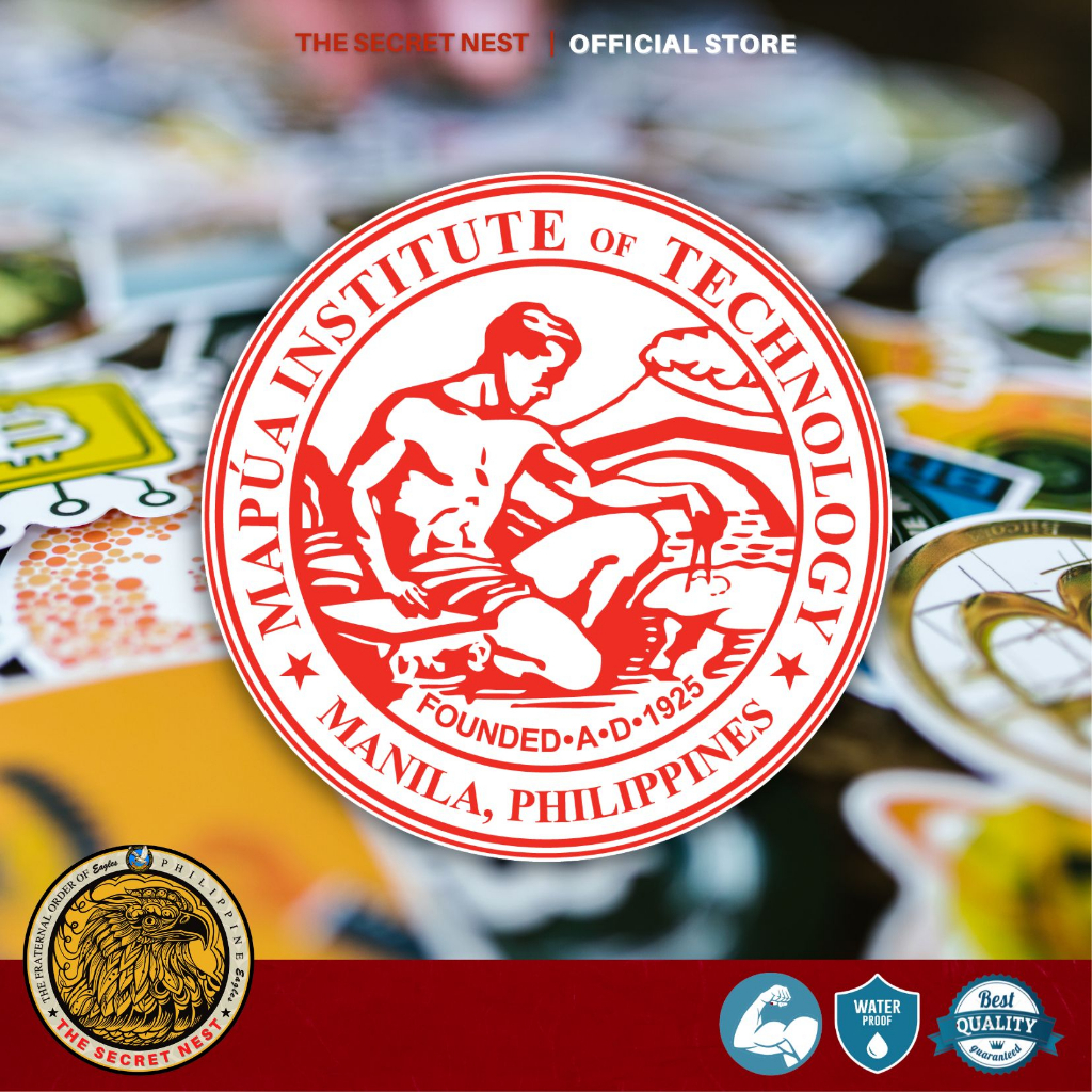 Mapua Institute of Technology MIT Laminated Car Vinyl Sticker | Shopee ...