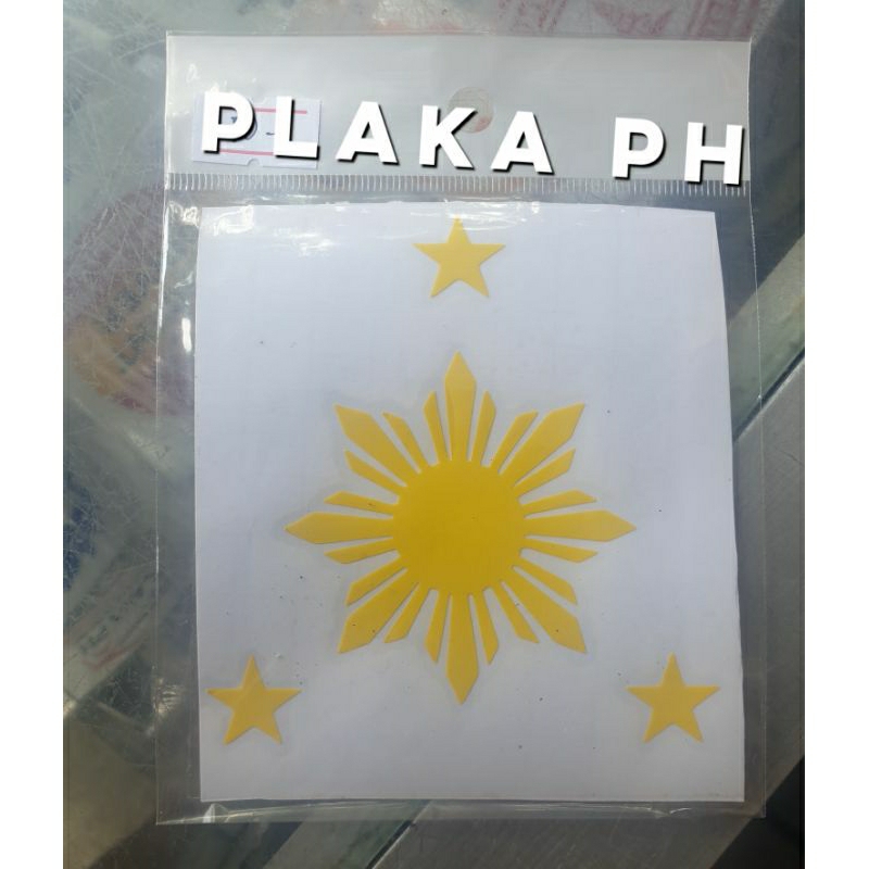3 Star and a Sun Decal Sticker | Shopee Philippines