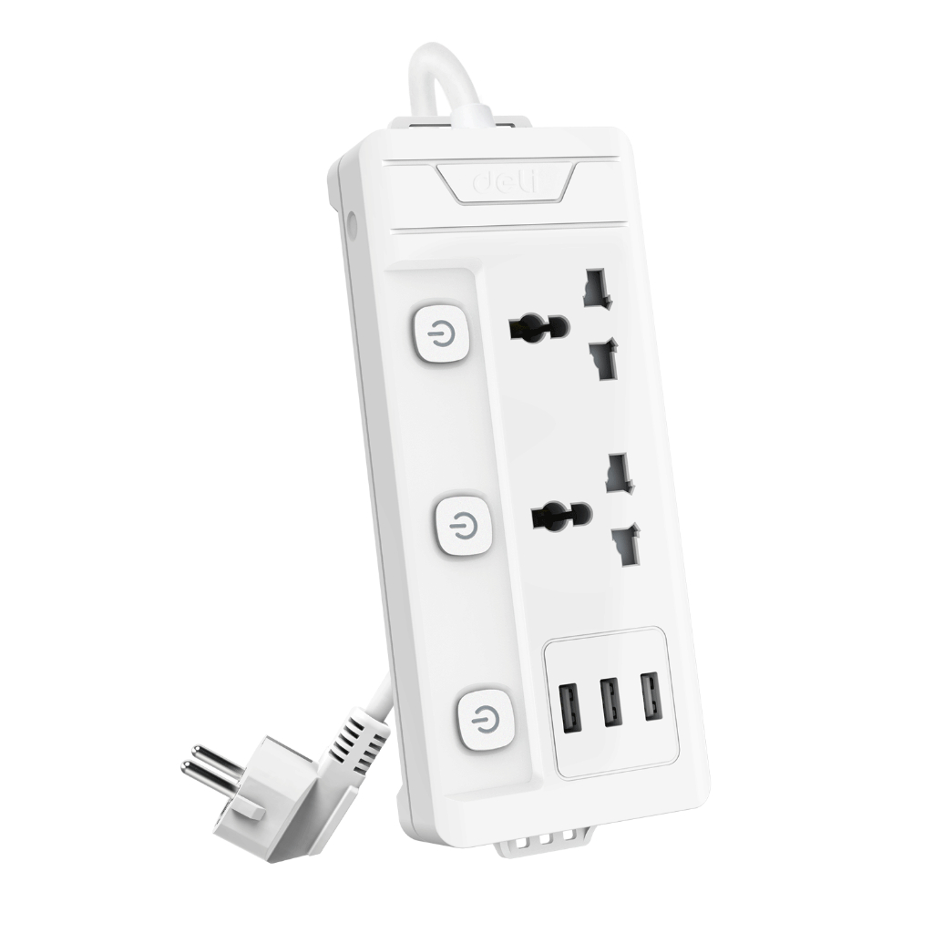 Deli Electric Sockets with USB Port | Shopee Philippines