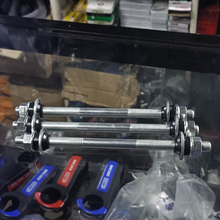 BIKE REAR AXLE NUT TYPE WITH CONE | Shopee Philippines