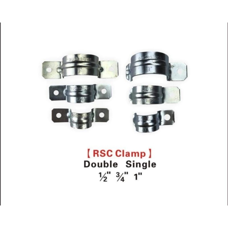 Sold 10PCS Clamp For Metal RSC 1/2,3/4,1. | Shopee Philippines