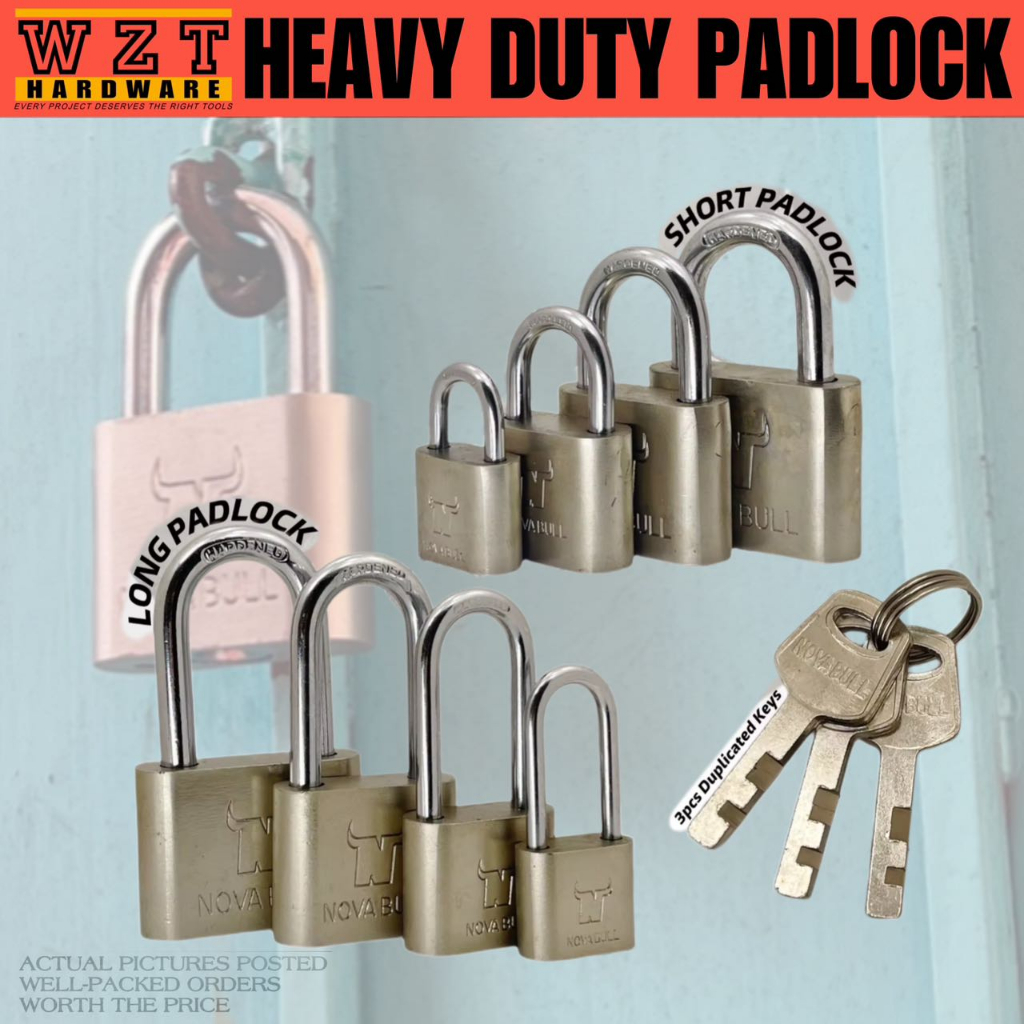 Heavy duty security door lock 30mm - 40mm-50mm-60mm | Shopee Philippines