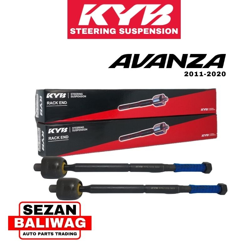 STEERING RACK END SET 2 PCS TOYOTA AVANZA 2011-2020 KRE1005 KYB KAYABA ...