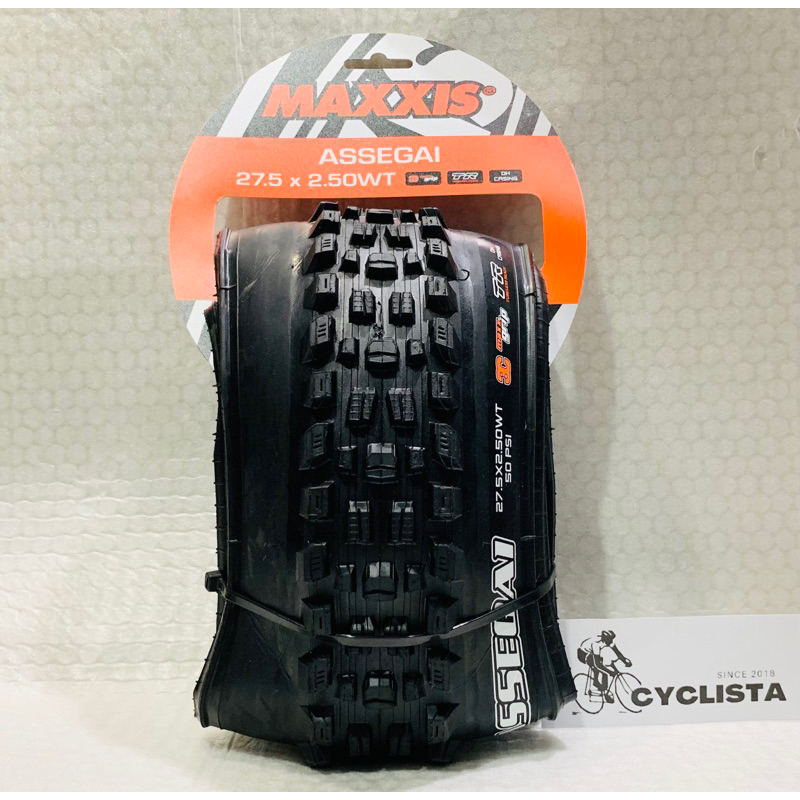 MAXXIS ASSEGAI 27.5/29x2.50WT 3C/MAXXGRIP/TR/DH CASING Folding Tire(Sold Per Piece) | Shopee ...