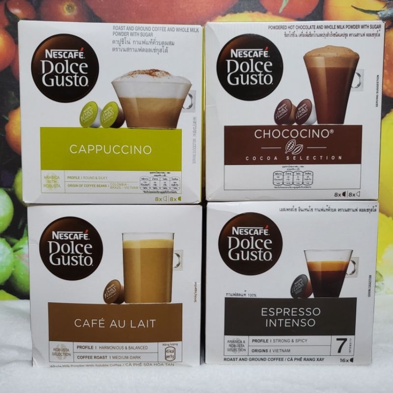 Nescafe Dolce Gusto Coffee Capsule/Pods (ASSORTED) | Shopee Philippines