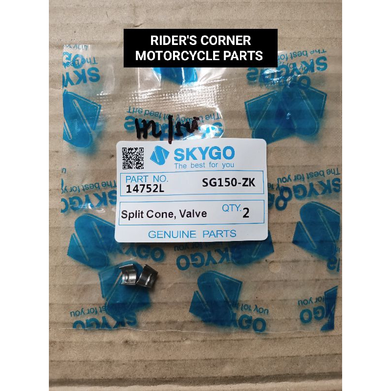SKYGO GENUINE SG150 Cotter Valve / Valve Lock / Split Cone, Valve ...