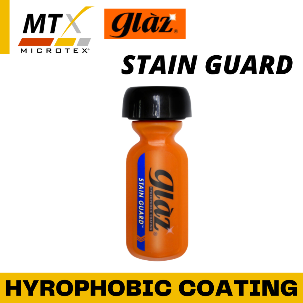 Microtex GLAZ Stain Guard 70ml (Water Repellant Coating) | Shopee ...