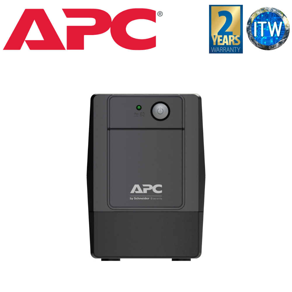 APC Easy UPC Power Supply BVX650I Black 650VA, AVR, 230V Line ...