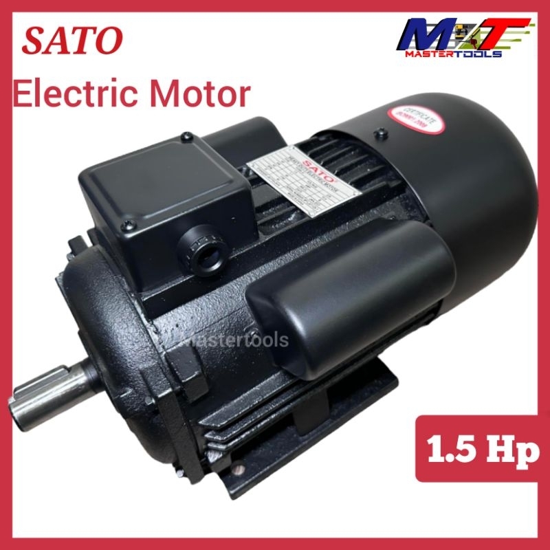 Sato Electric Motor 1.5 HP | Shopee Philippines