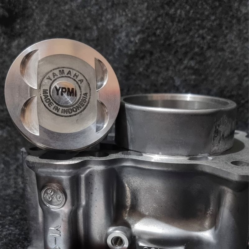 Yamaha Genuine [TABAS BLOCK + R15 V3 PISTON] (Aerox/Nmax V1 V2 ...