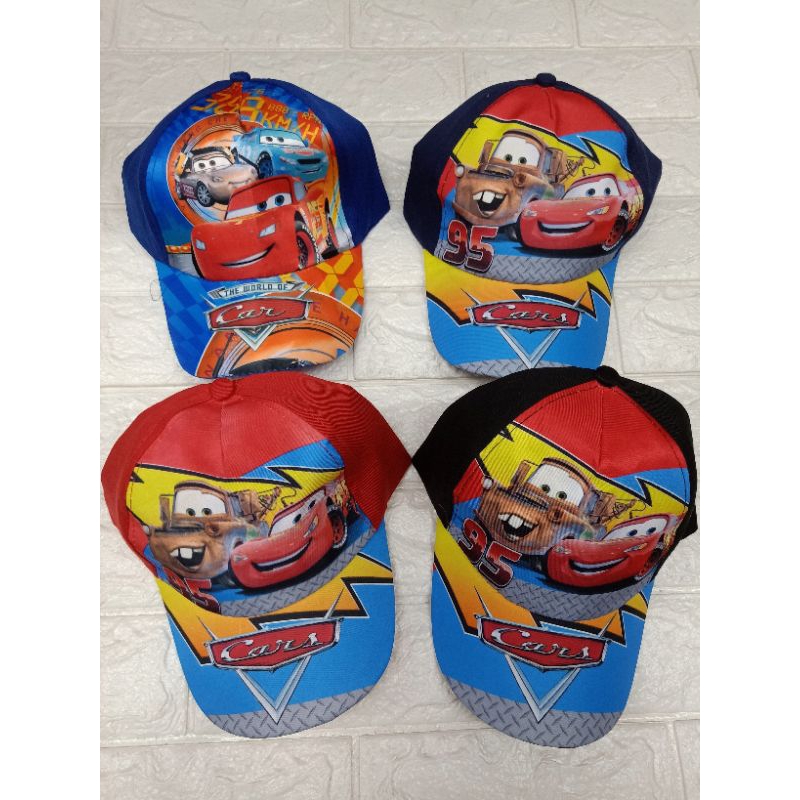 cute Cartoon character cap for kids( fit for 2 to 6 yrs old) | Shopee ...