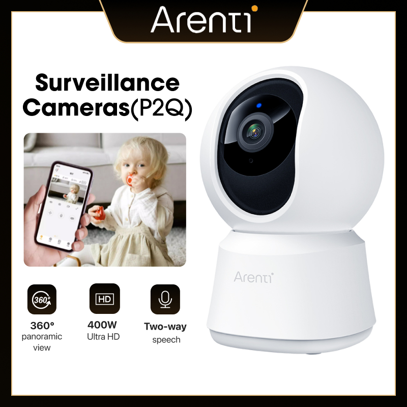 Arenti laxihub Smart Camera P2Q | 4MP | Two-way Voice Calls | AI Human ...