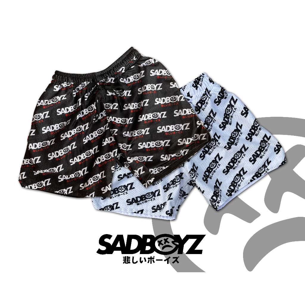 SADBOYZ OG Logo Pattern Mesh Shorts | Shopee Philippines