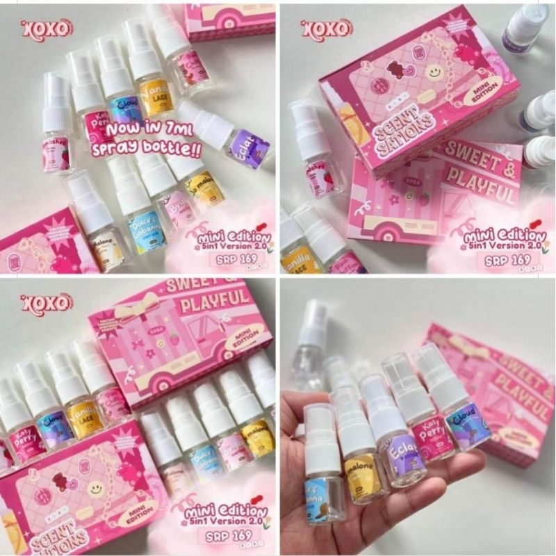 Xoxo Cosmetics Mini Edition Trending Scents 5in1 Roller / Spray ...
