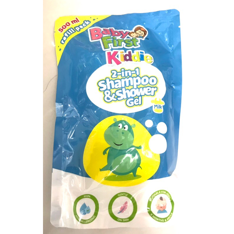500mL Refill Baby First Milk Kiddie Shampoo and Shower Gel 2-in-1 ...