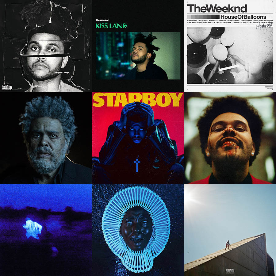 The Weeknd/Childish Gambino/Daniel Caesar Album Covers [Vinyl-Style UV ...