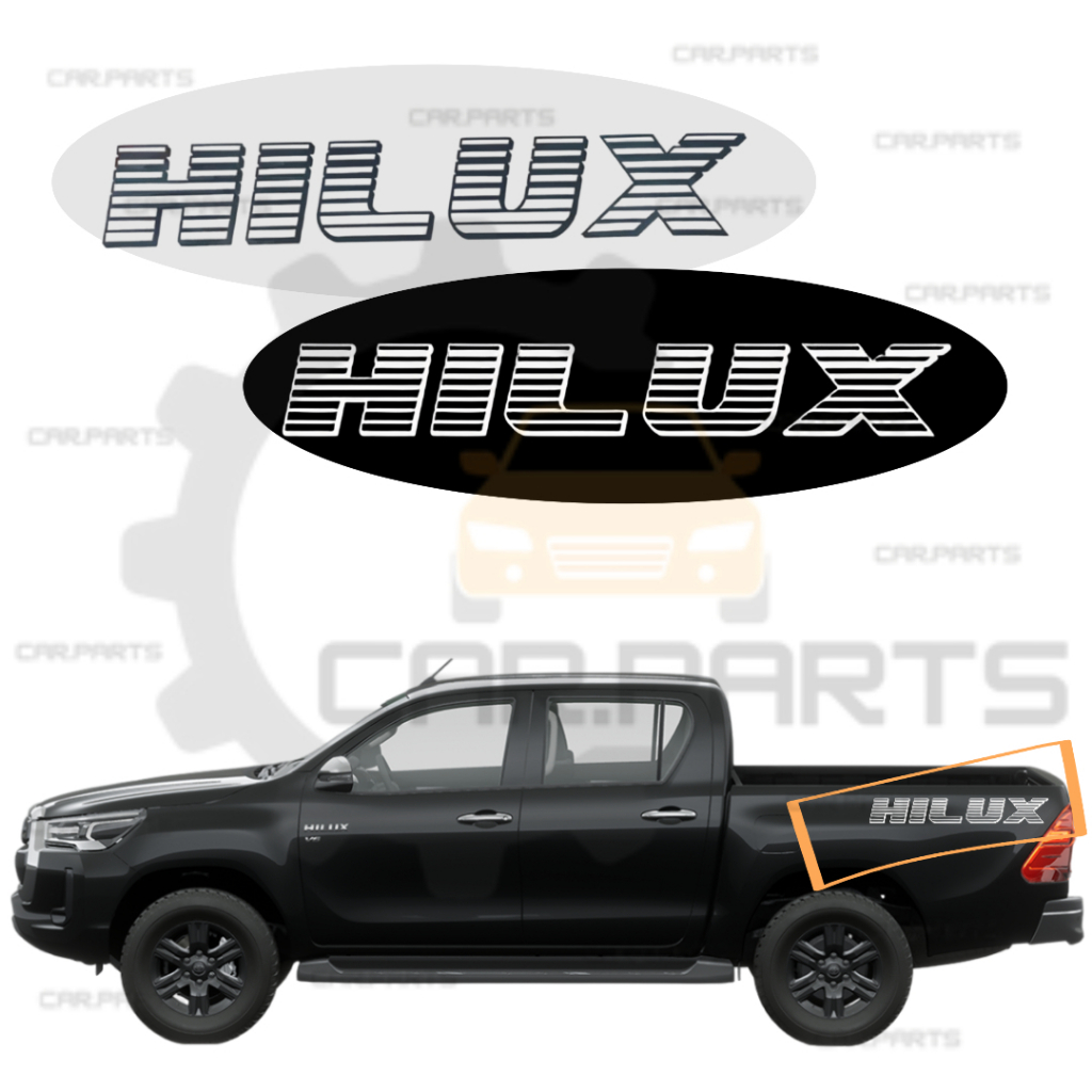 CP 1PC HILUX Car Decals Sticker Design for Side Doors Car Side Body ...