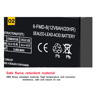 12V 8AH/20HR Shiwei Storage Battery UPS Battery 12V 8Ah 20hr 12 Volts 8 ...