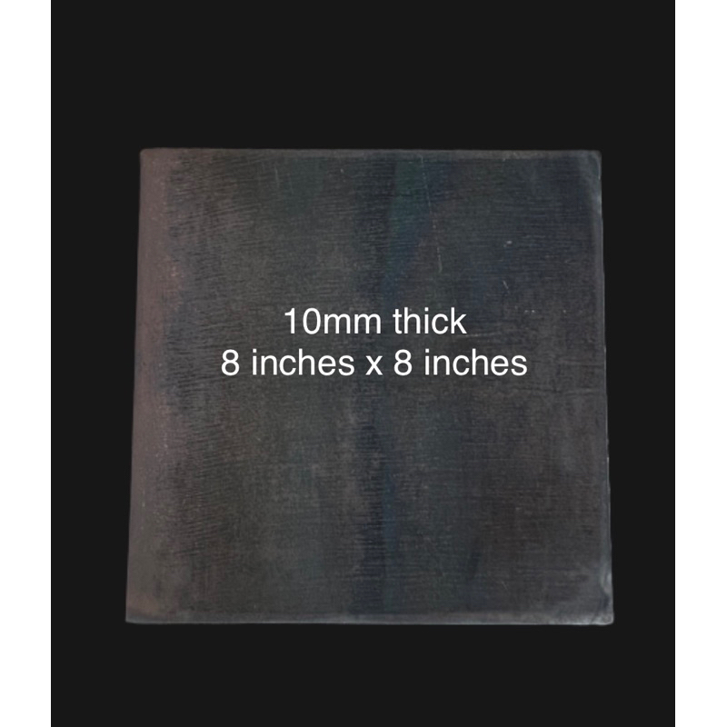 MS PLATE MILD STEEL BASE PLATE METAL 10mm thick x 8 inches x 8 inches ...