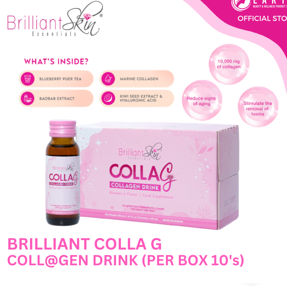 Brilliant Skin Essentials Colla G Drink (10 Bottles) | Shopee Philippines