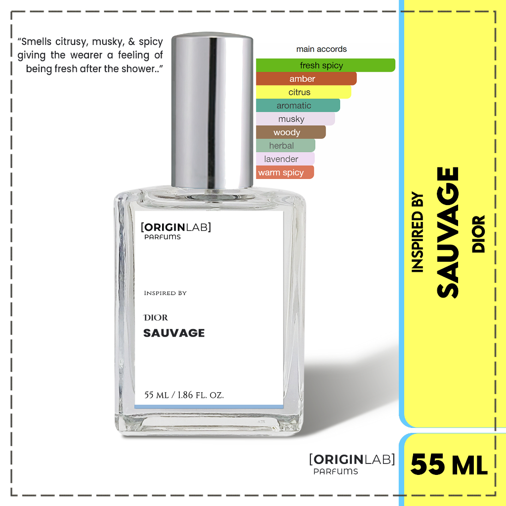 SaUV4Ge Inspired Perfume - ORIGINLAB Parfum - Oil Based Perfume for MEN ...