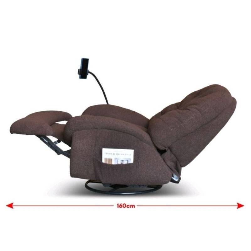 Champ Recliner Sofa Chair (Brown) | Shopee Philippines