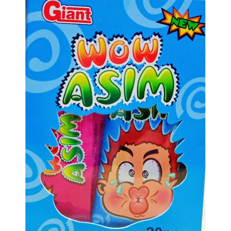 20 PIECES WOW ASIM | SOUR CANDY | Shopee Philippines
