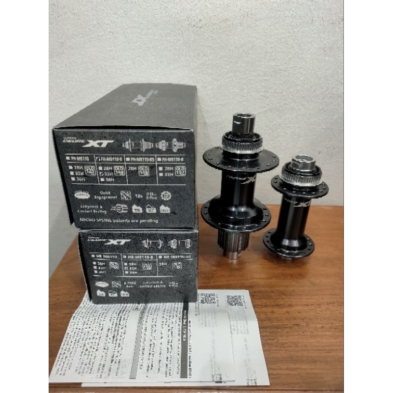 Shimano DEORE XT M8100 FRONT & REAR HUB BOOST | Shopee Philippines