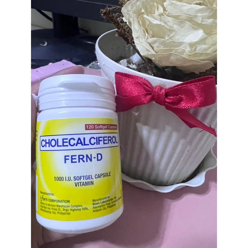 I-Fern D 120 Softgel Capsules 1000 IU | Shopee Philippines