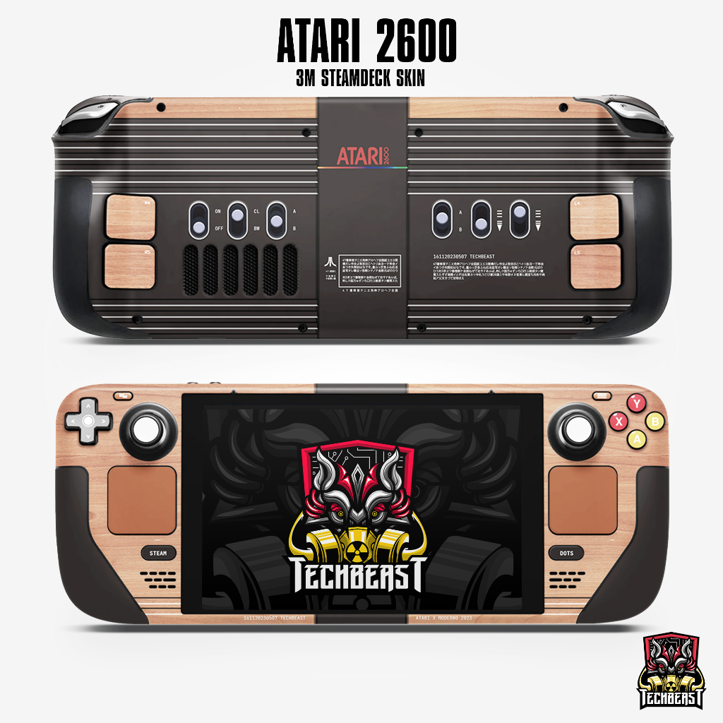 3M Retro Atari Steam Deck Skin Custom Wrap Vinyl SD Techbeast | Shopee ...