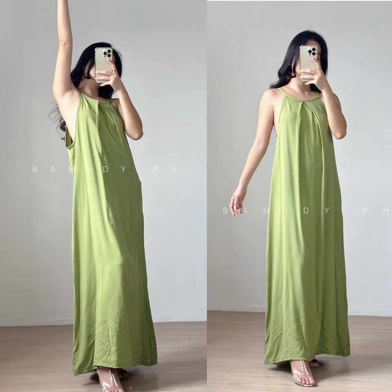 Laida Maxi Dress Sexy Back | Shopee Philippines