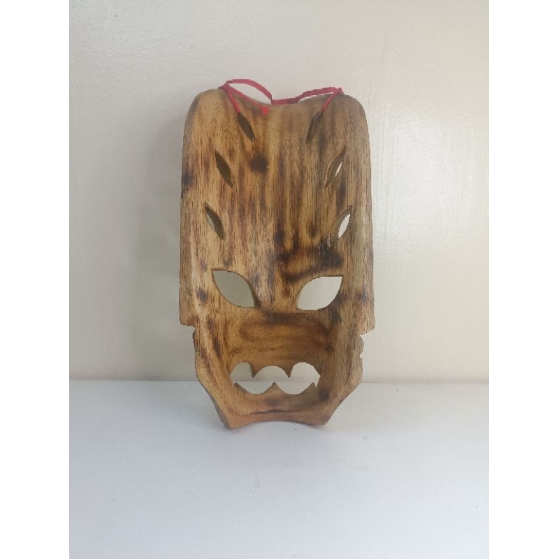 PRELOVED IFUGAO BAKUNAWA WOODEN MASK | Shopee Philippines
