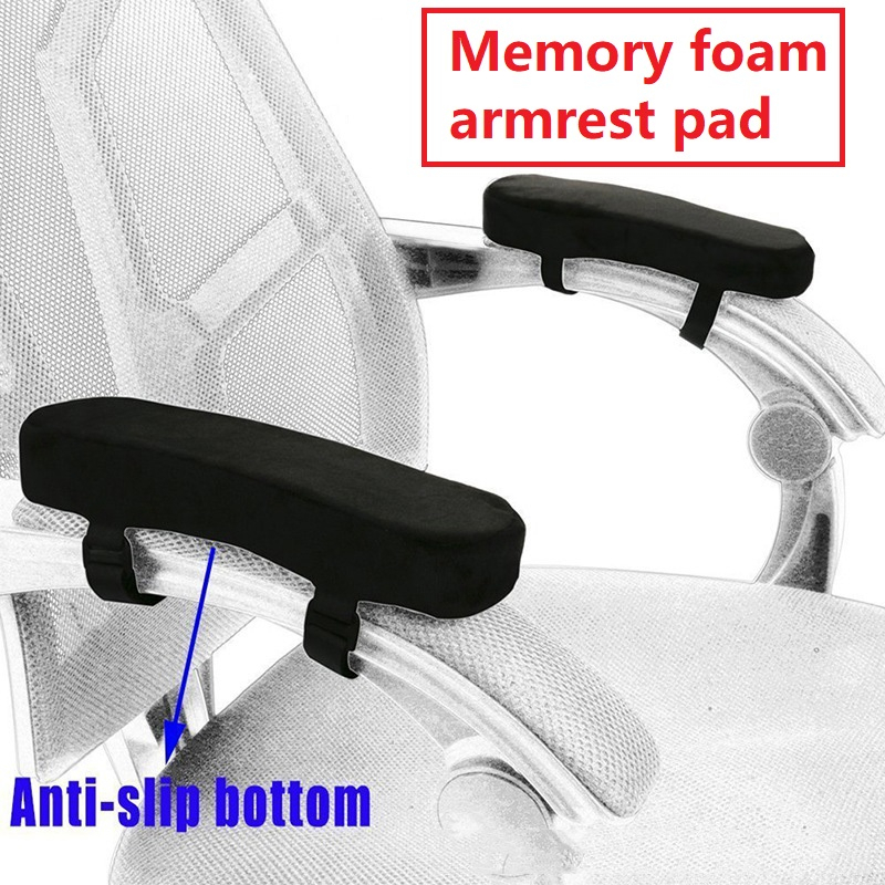 Armrest pad Ergonomic Home Memory Foam Arm Rest Cover Office Elbow ...