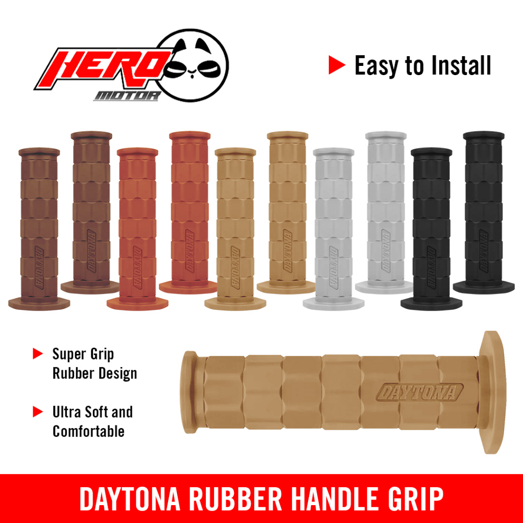 Daytona Rubber Handle Grip Super Grip Design Soft and Comfortable Made ...