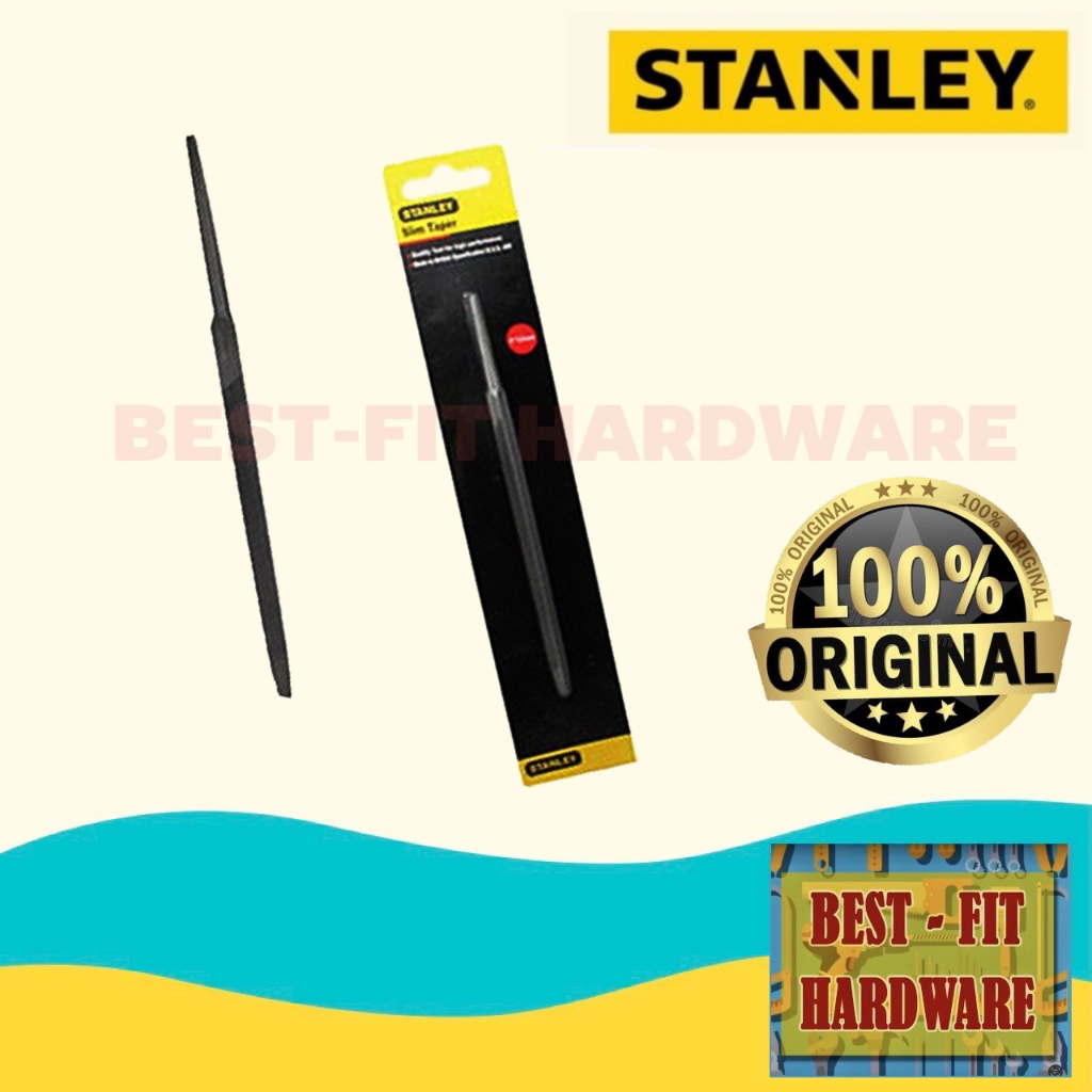 STANLEY 22-304 BRAND 4" SLIM TAPER TRIANGLE FILE / KIKIL - 100mm NO ...